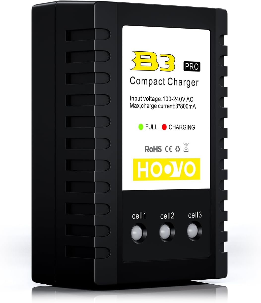 Amazon.com: HOOVO Lipo Battery Charger, 2S-3S Balance Charger, B3 PRO ...