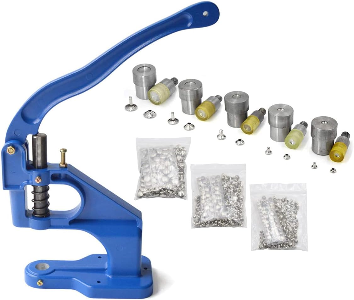 Amazon.com: Yalando 1PC Blue Hand Press Machine and 5Sets Double Cap ...