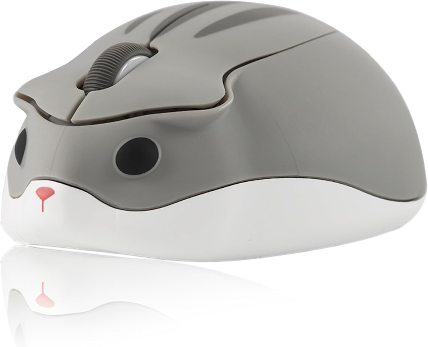 Wireless Mouse, Cute Hamster Shape Mouse, 1200DPI Low Noise Optical ...
