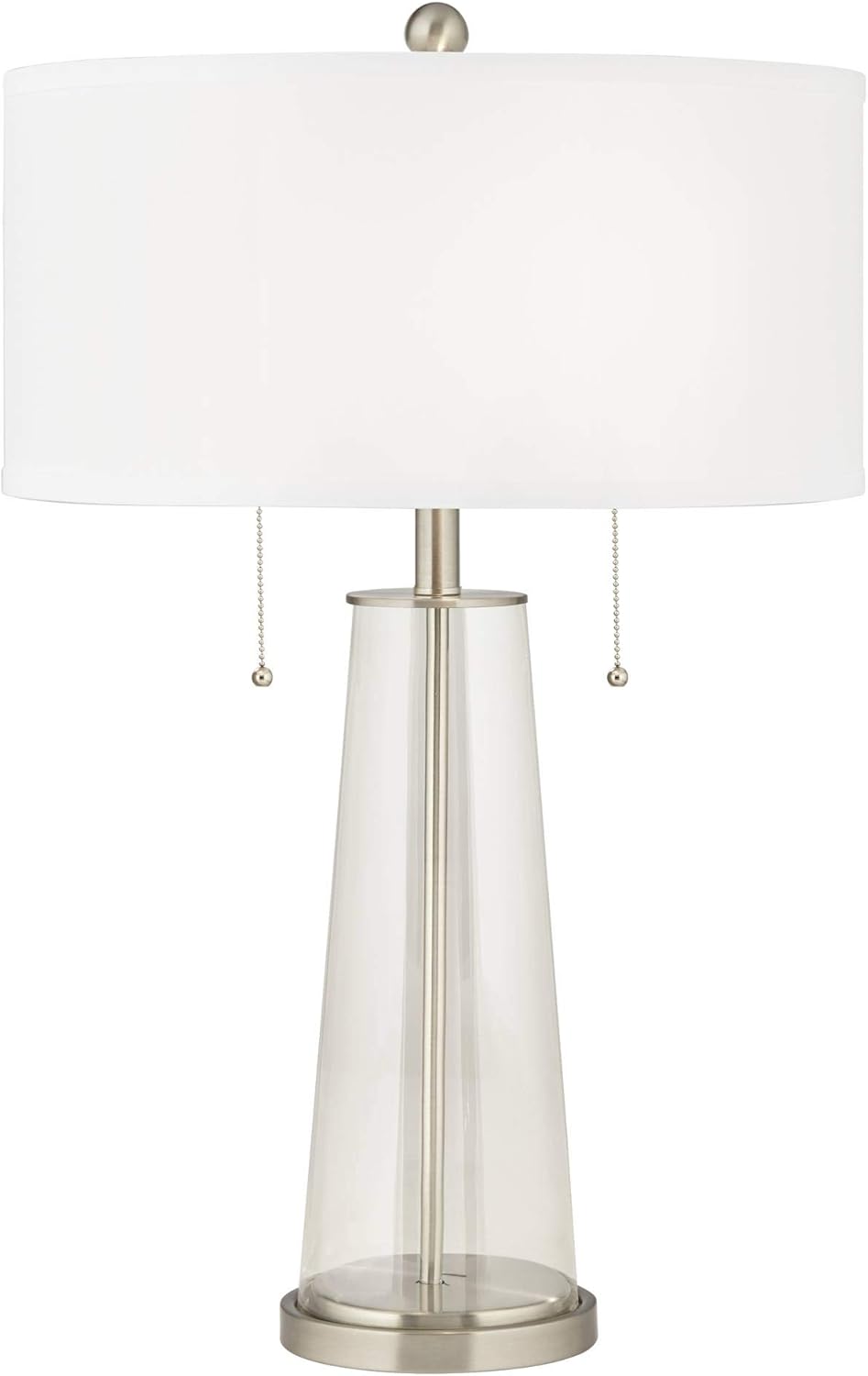 Color + Plus Peggy 29 3/4" Clear Glass Fillable Table Lamp - Amazon.com