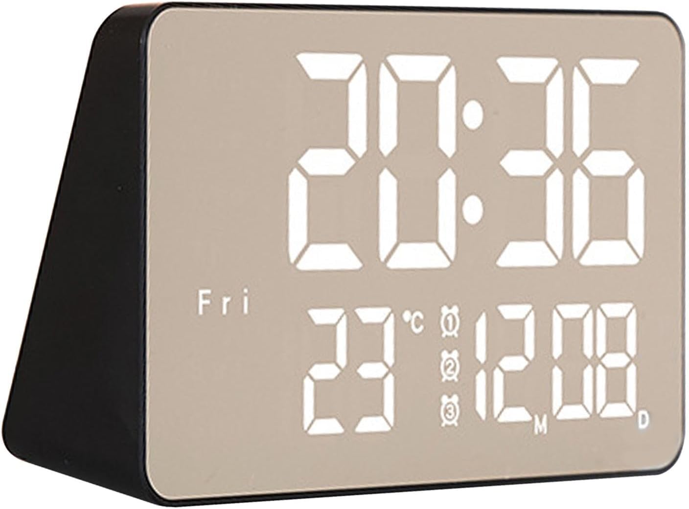 Buy Ajanta Plastic Classic Wall Clock Desktop Display LCD Clock ...