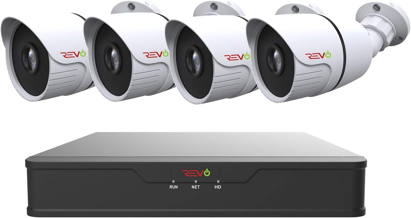 Amazon.com : REVO America Hybrid 8Ch. 1TB HDD DVR Video Security System ...