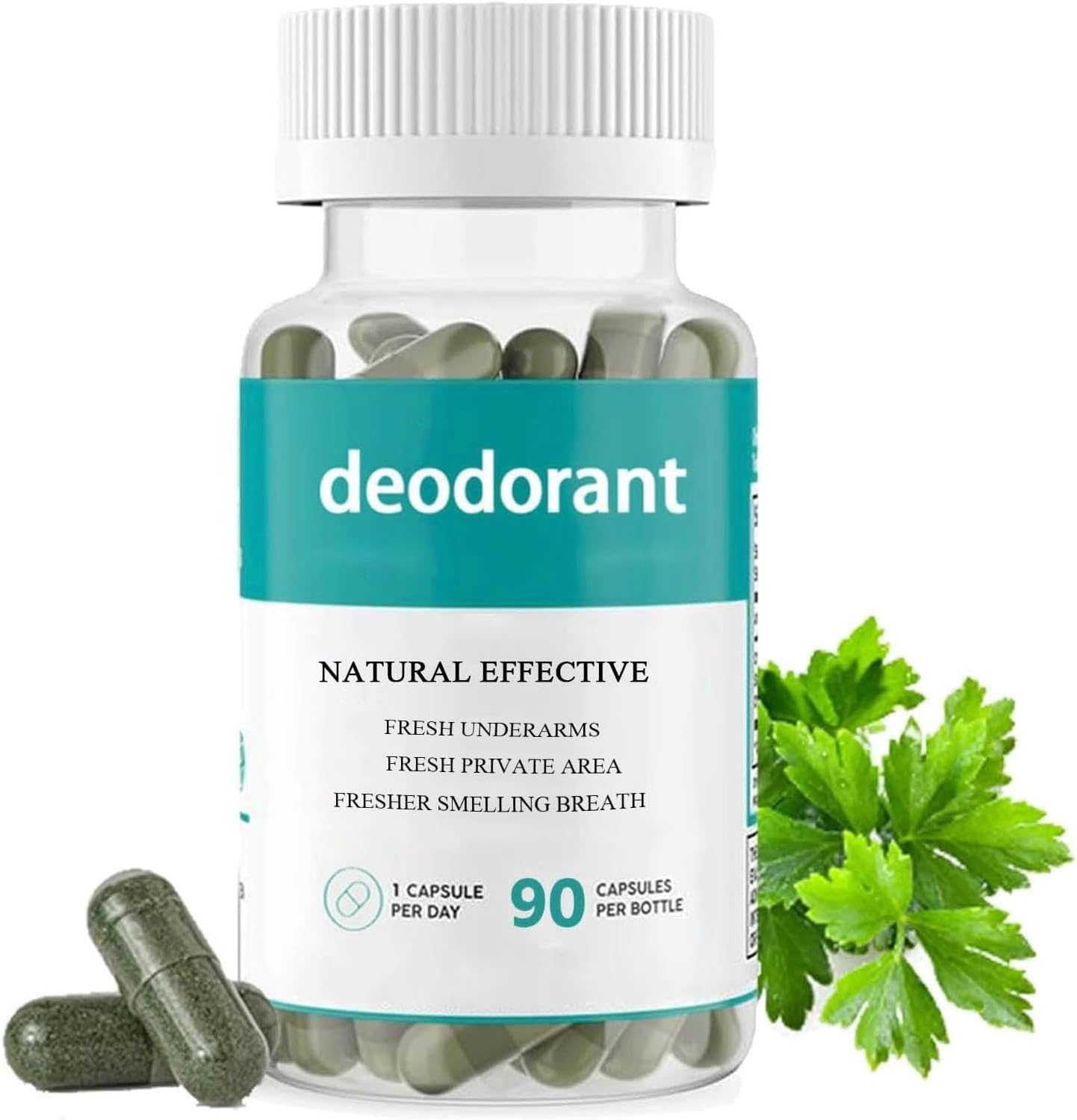 Amazon.com: Body Deodorizing Supplement, Body Deodorant 90 Capsules ...