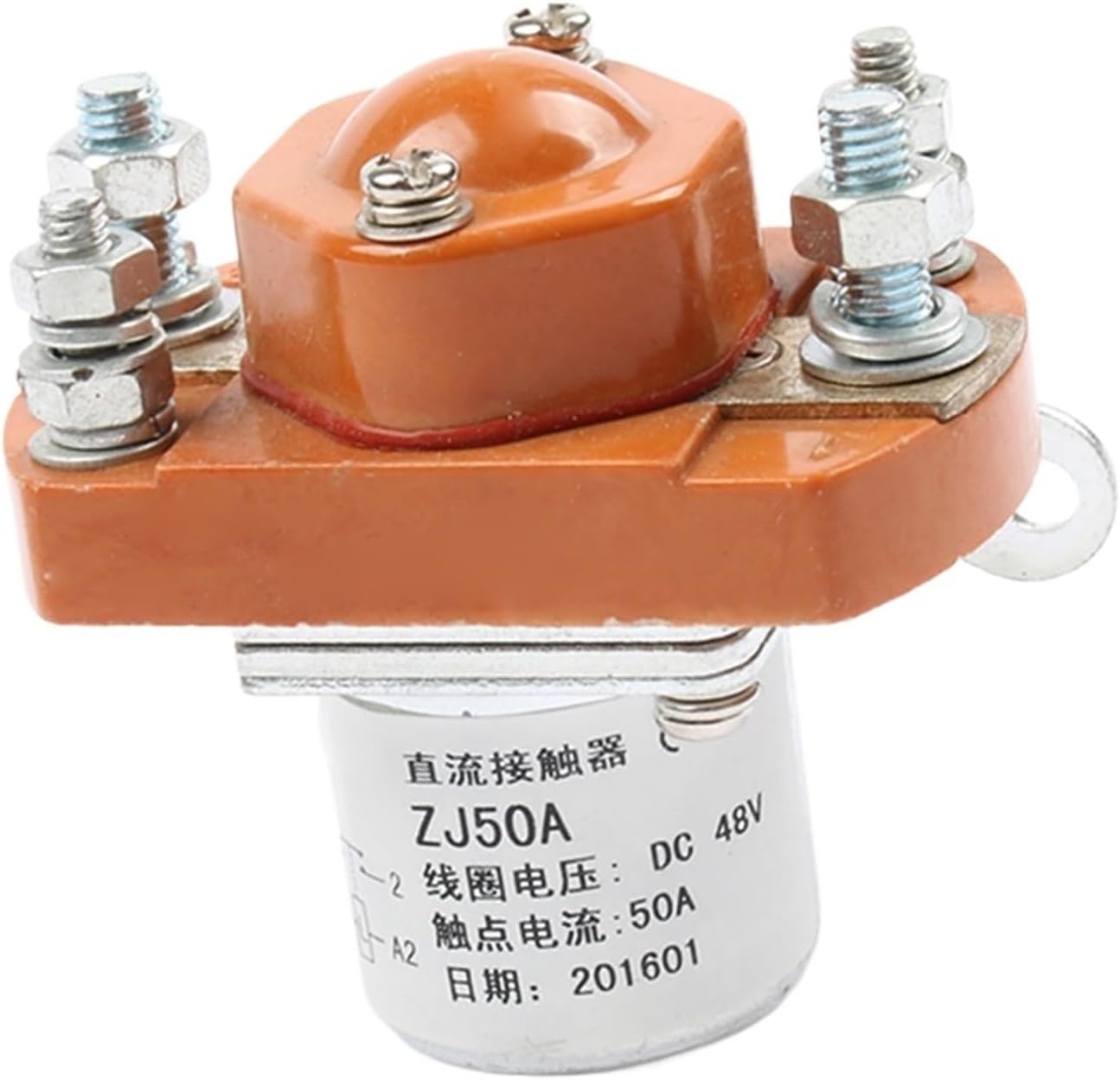Amazon.co.jp: High Pressure DC Contactor ZJ50A NO (Normal Open) 12V 24V ...