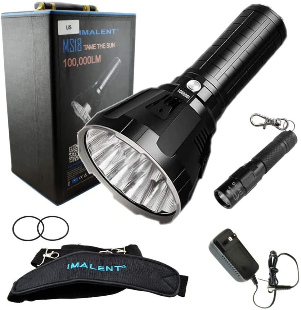IMALENT Ms18 Flashlight Led Rechargeable Bright Light With 100,000 ...