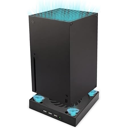 Amazon.com: U/D Cooling Fan for Xbox Series X with 4 Fan and 3 USB Port ...