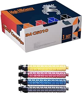 Amazon.com: PPMUE IM C6010 High Yield Toner Cartridge Compatible for Ricoh 842526 842529 842528 ...