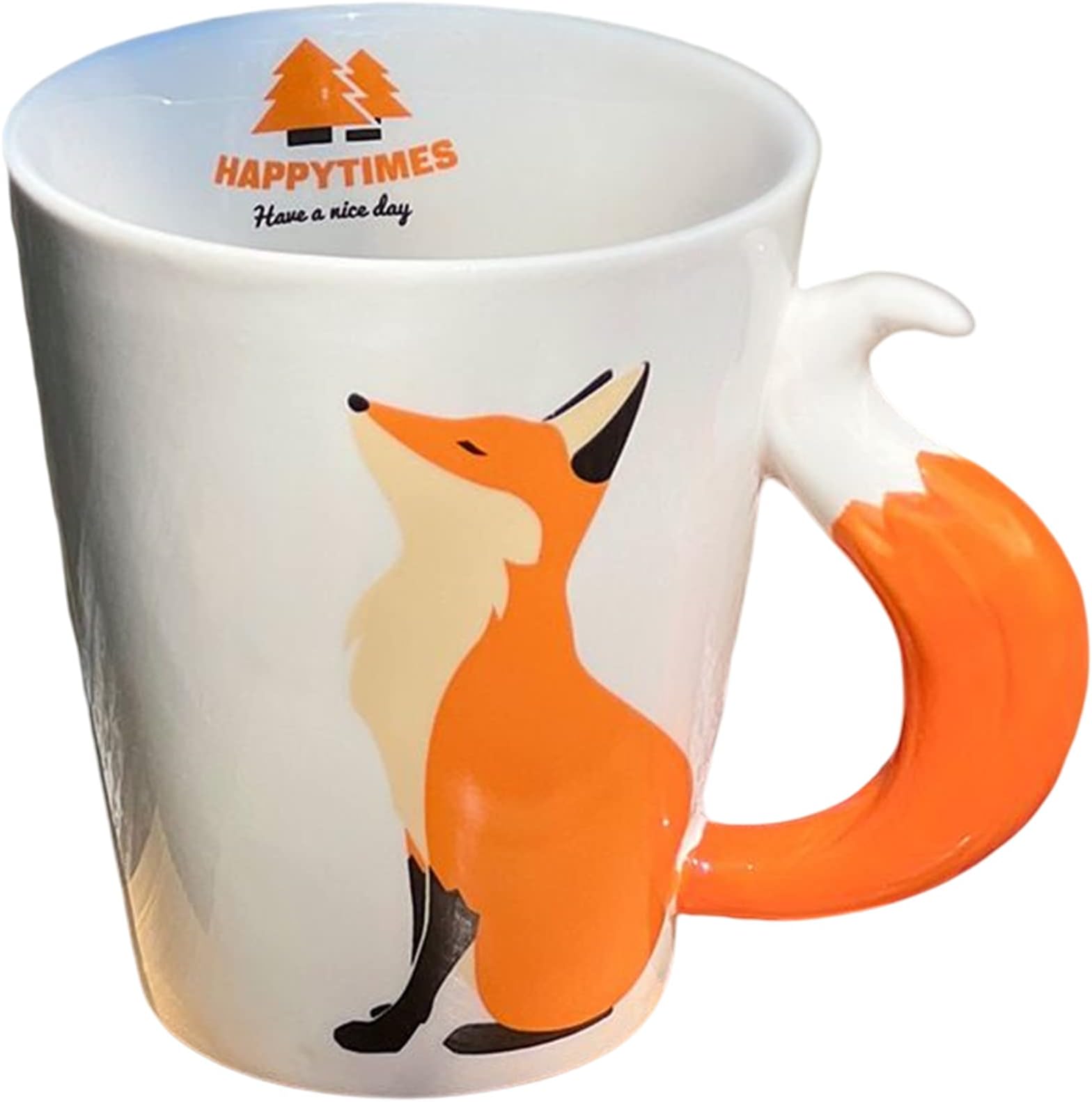 Amazon.com | Streamline Imagined Ceramic Orange Fox Mug: Coffee Cups & Mugs