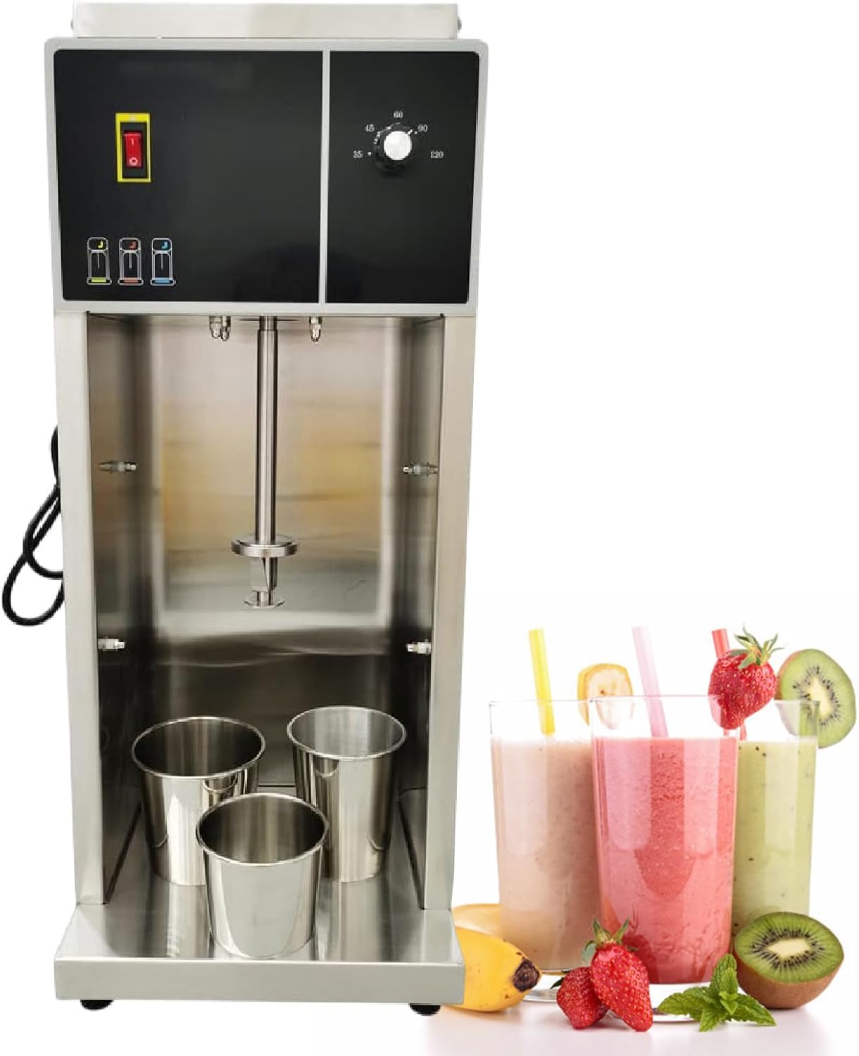Ice Cream Mixer Machine, 500W Yogurt Ice Cream Blender, Milkshake ...