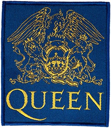 Queen Shield Logo Aufnäher Patch Gewebt & Lizenziert !! : Amazon.de ...