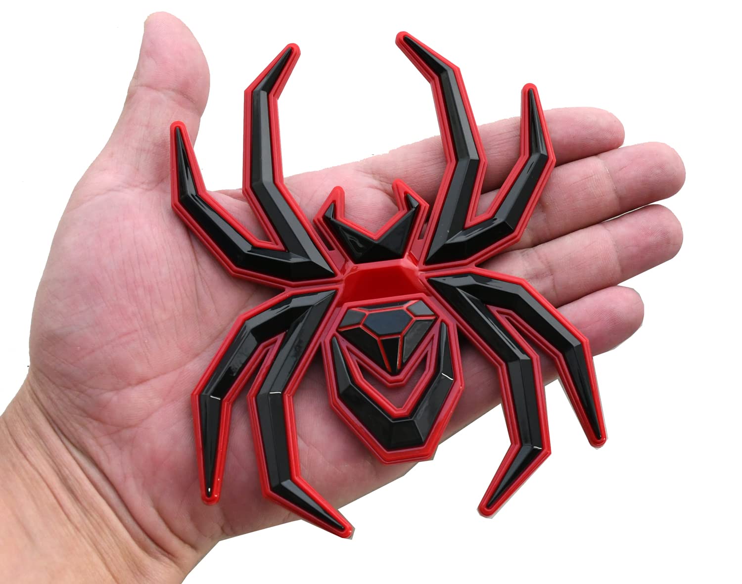 Amazon.com: 1pc Custom New Spider Emblems 3D Fender Rear Door Badges ...