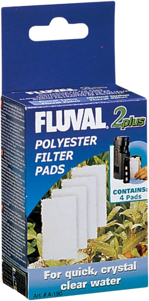 Amazon.com : Fluval 2 Plus Polyester Pads, 4-Pack : Aquarium Filter ...