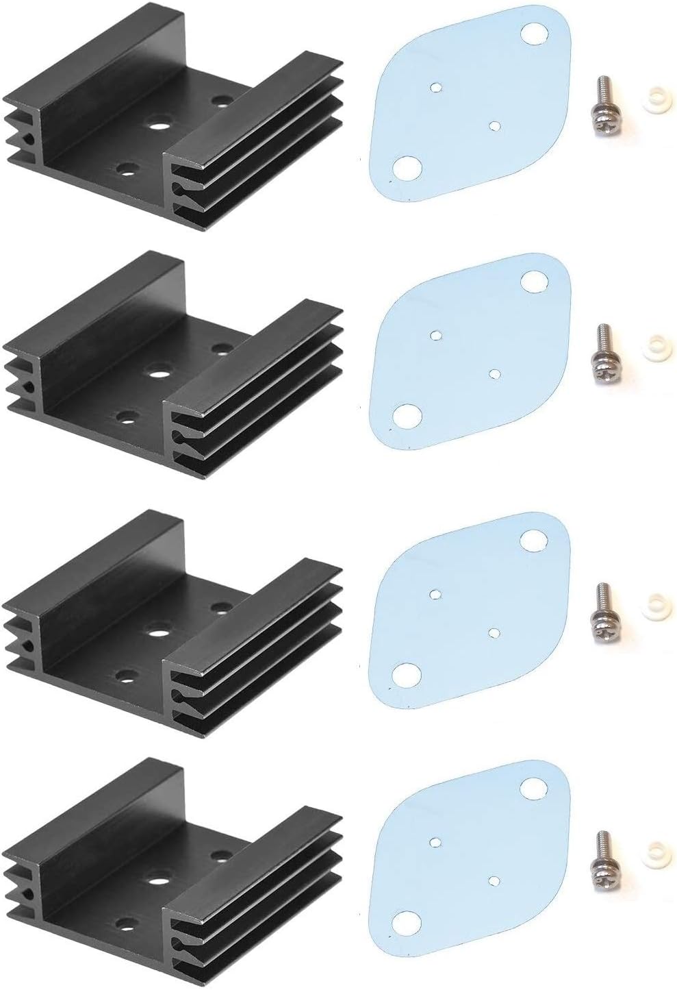 Amazon.com: Easycargo 10 Packs TO-220 Heatsink Insulator/Mounting kit ...