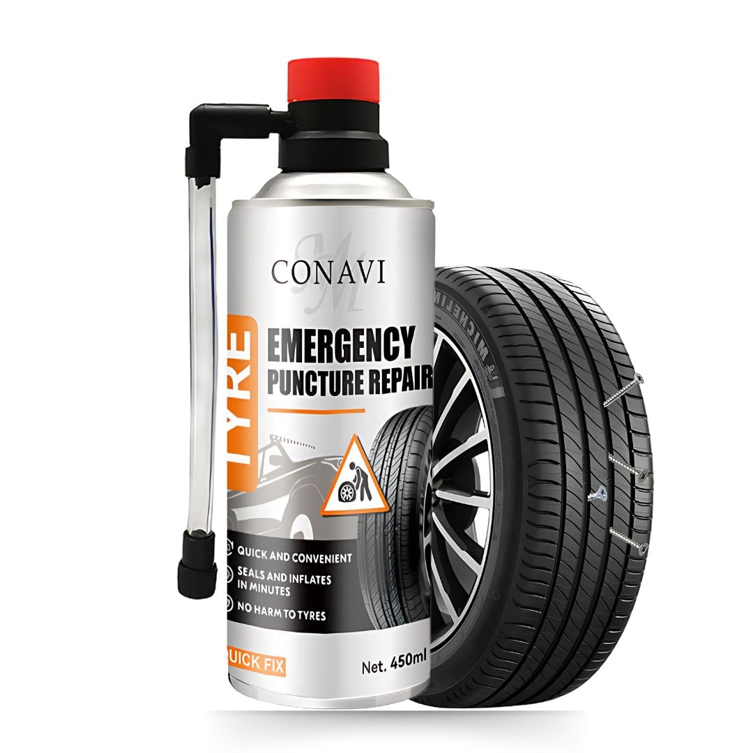 Conavi Emergency Tyre Repair Foam & Tyre Weld - Instant Flat Tyre ...