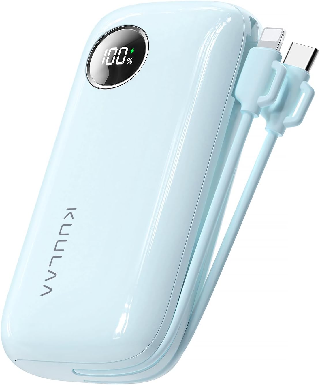 Amazon.com: Portable Charger with Built in Cables,10000mAh Slim USB C ...