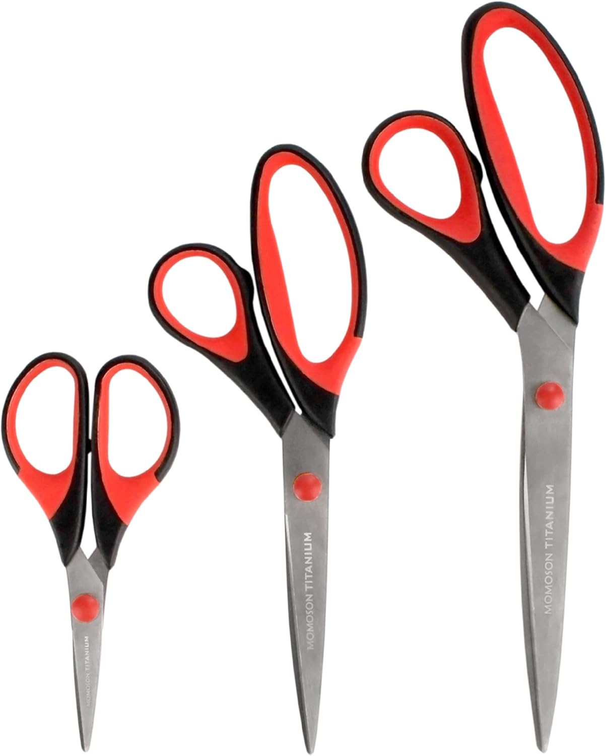 Amazon.com: JubileeYarn Titanium Softgrip Scissors Set for Sewing, Arts ...