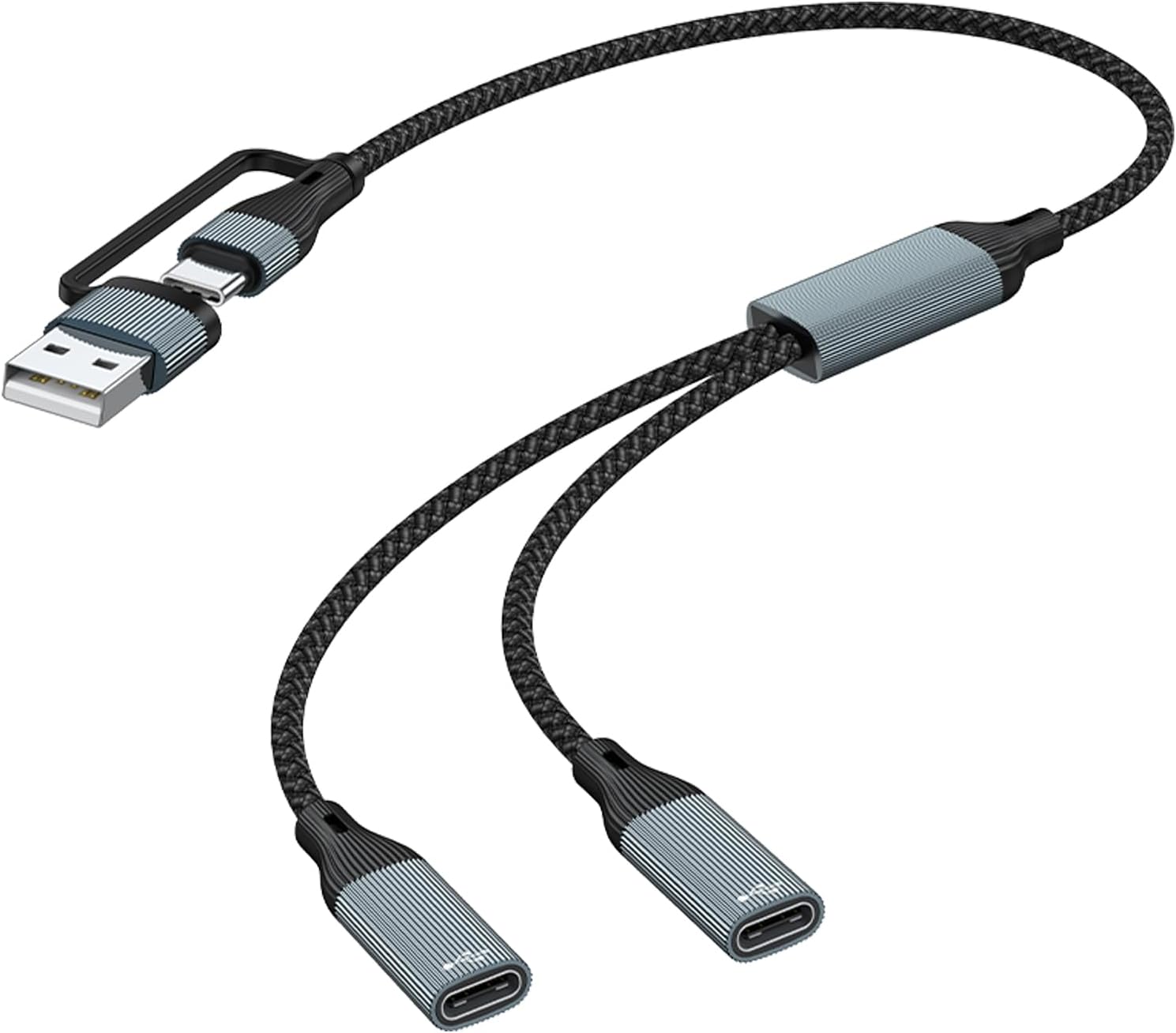 Amazon.com: Pastall USB/Typec Male to 2 USBC Cord Converter,USBC ...