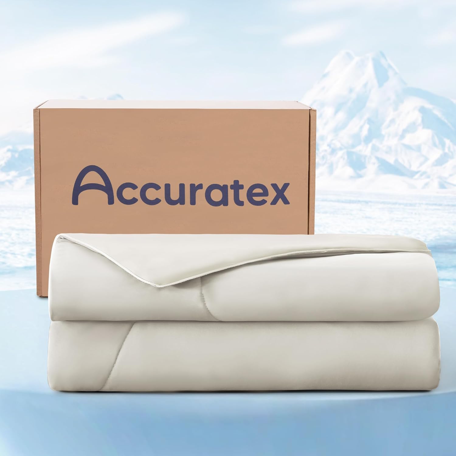 ACCURATEX Cooling Comforter Queen Size,Q-Max > 0.45 Arc-Chill Cooling ...