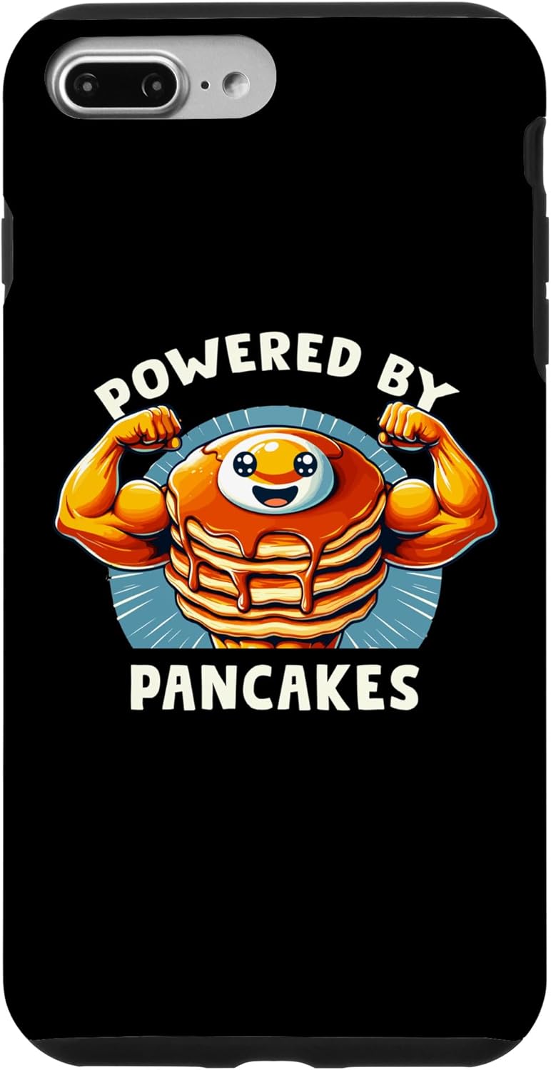 Amazon.com: iPhone 7 Plus/8 Plus Powered By Pancakes Breakfast Lover ...