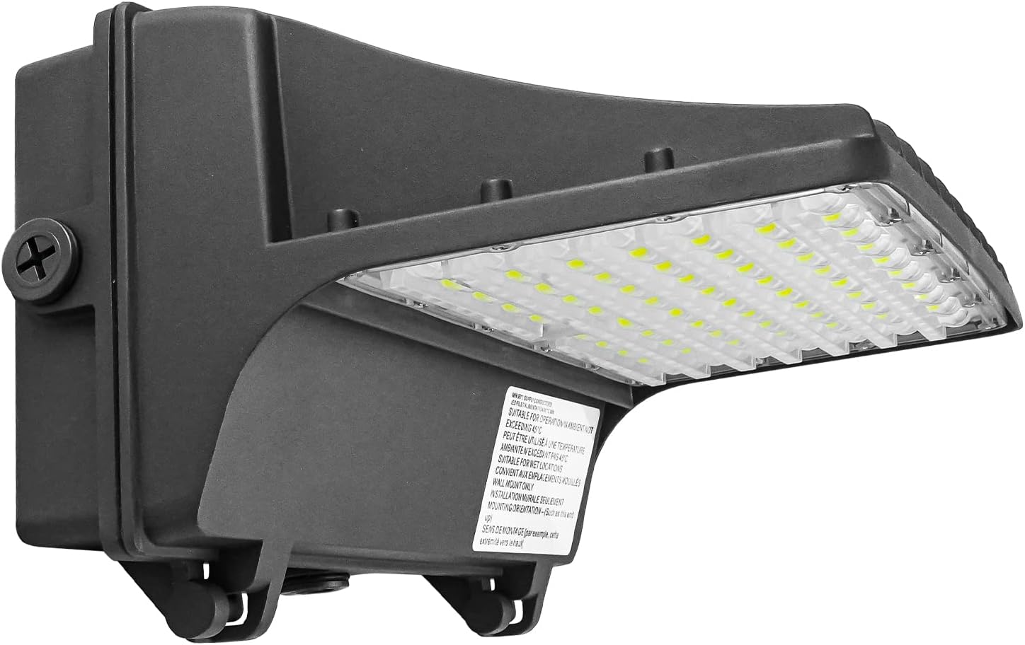 OSTEK 120W/100W/80W/60W Power Selectable LED Wall Pack Light with ...