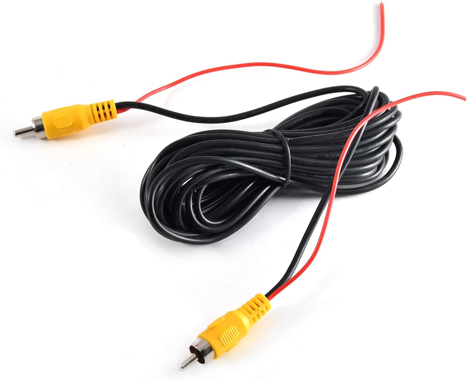 Amazon.com: RED WOLF 19 FT Backup Camera Extension Cable Cord w ...