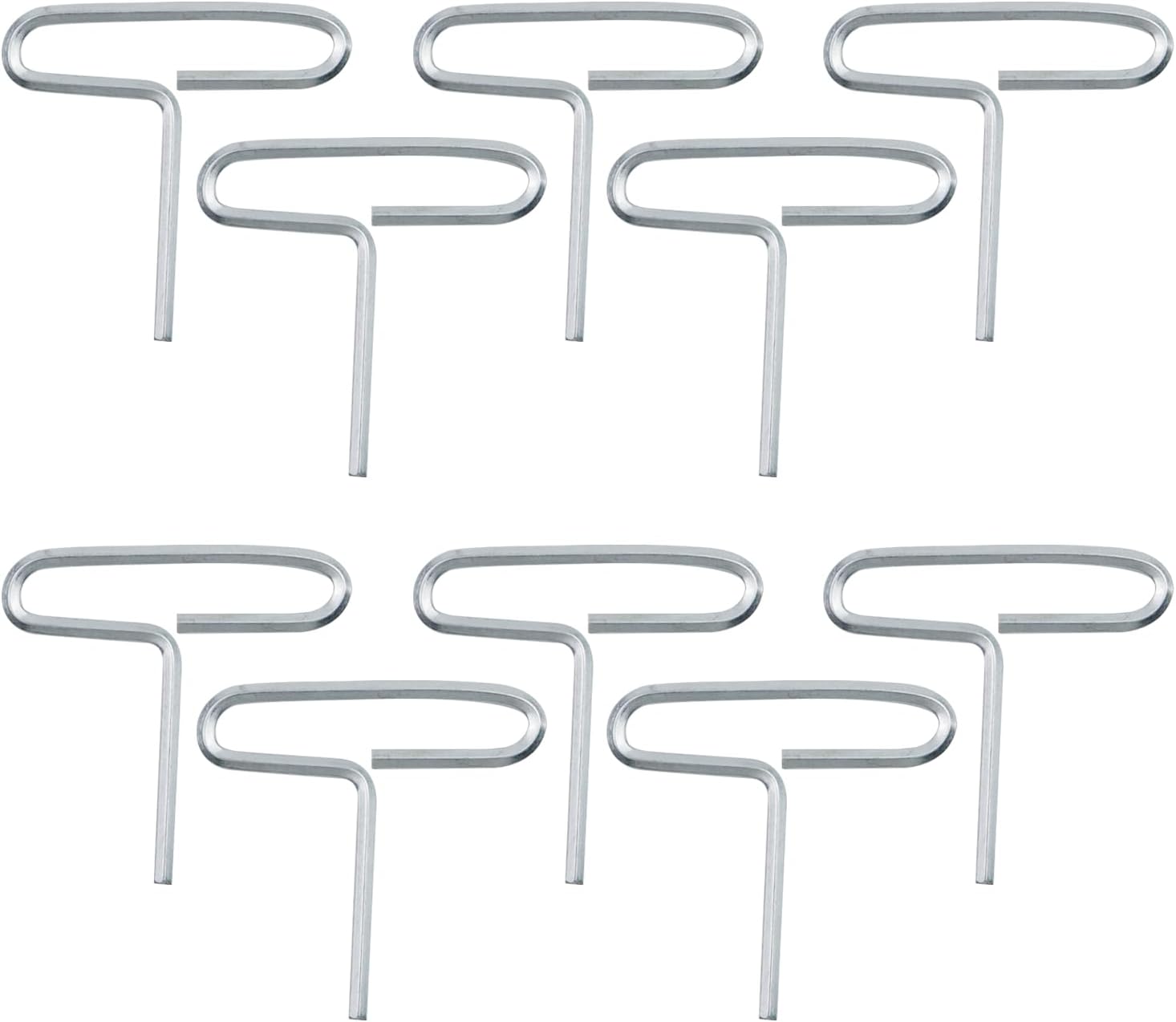 LC LICTOP 3mm Steel Hex Dogging Key Galvanizing T Type Allen Wrench ...