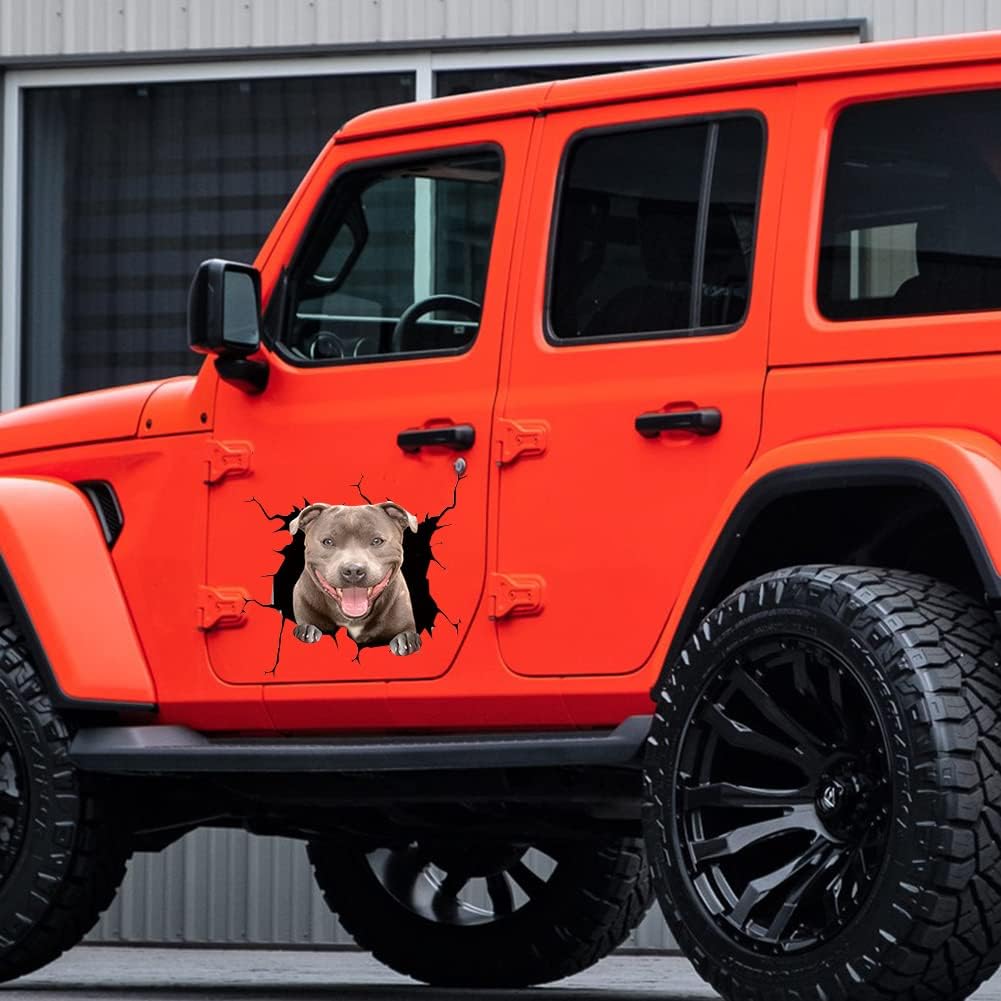 Amazon.com: Dog Stickers for Cars,Pet Dog Car Decals, Realistic Animal ...