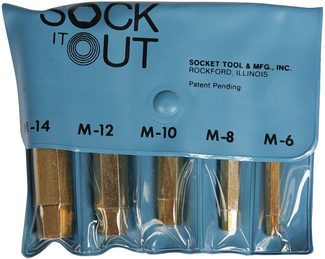 Sock It Out Screw Extractor Set, 5 Pc - MEB-2 - Amazon.com