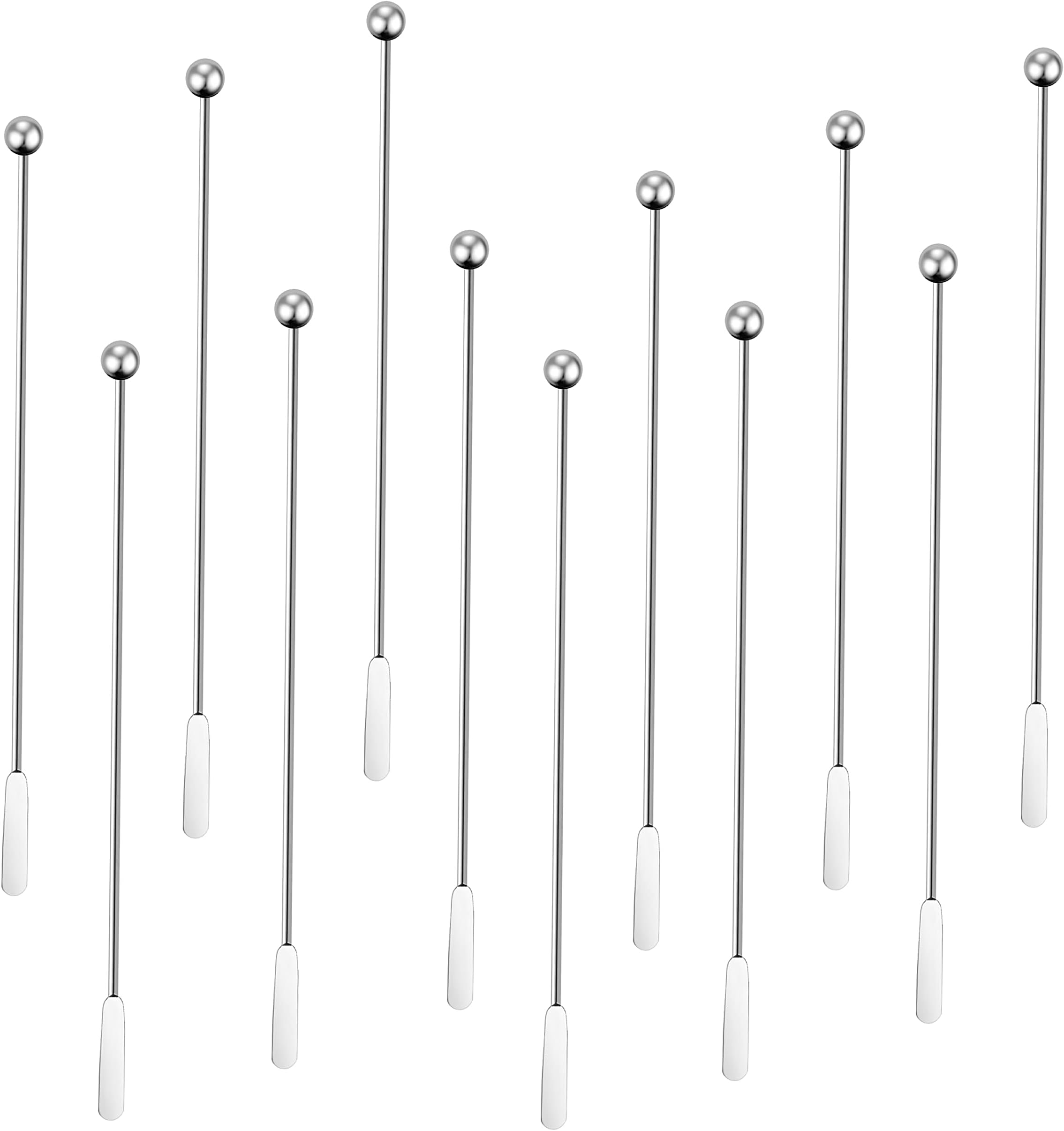 Amazon.com | Csdtylh 15Pcs Metal Stir Sticks, Stainless Coffee Stirrers ...