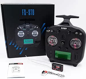 Amazon.com: Flysky FS-ST8 2.4GHz 10CH ANT RGB Assistant 3.0 Radio ...