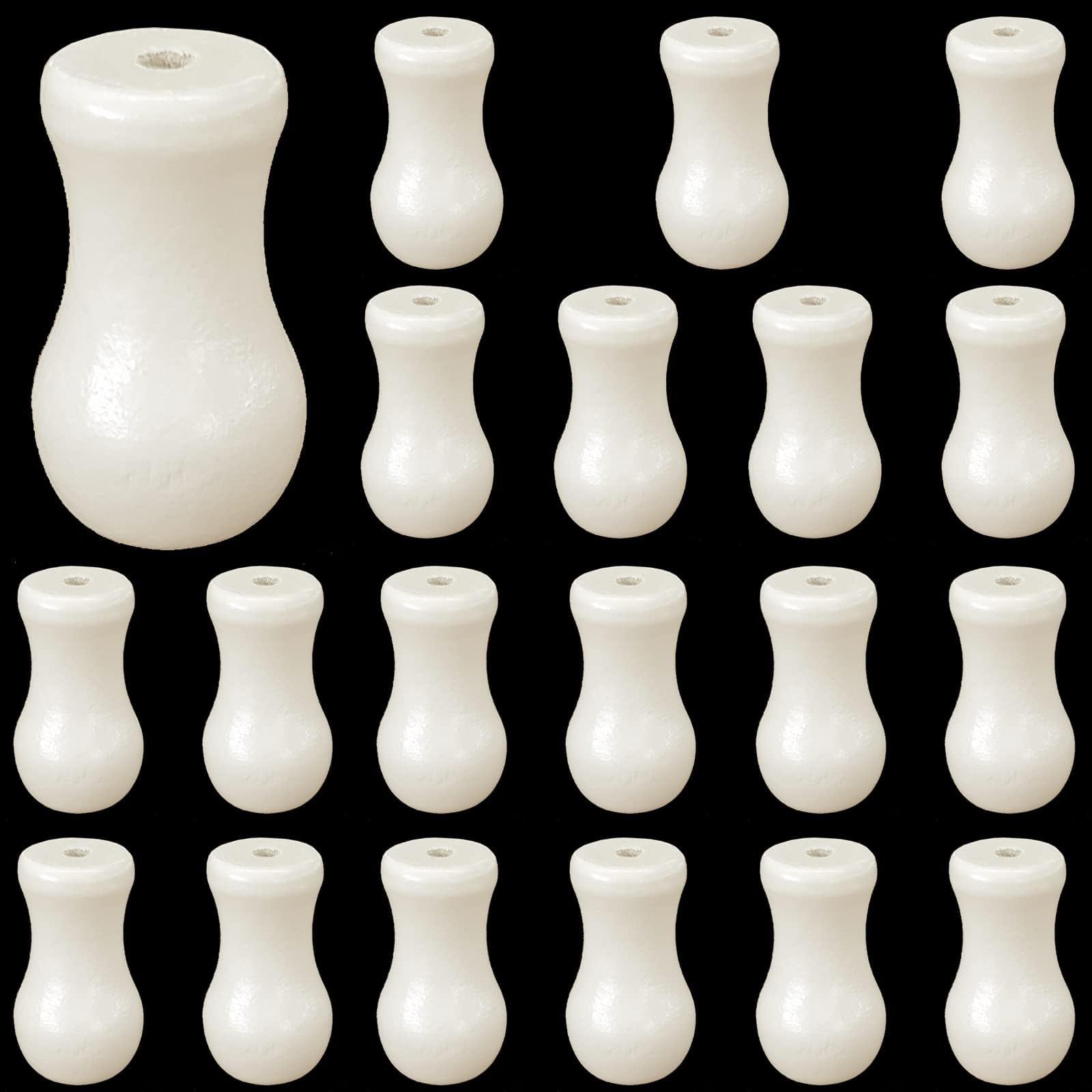 Amazon.com: 20pcs White Plastic Cord Tassel Window Blind Cord Knobs ...