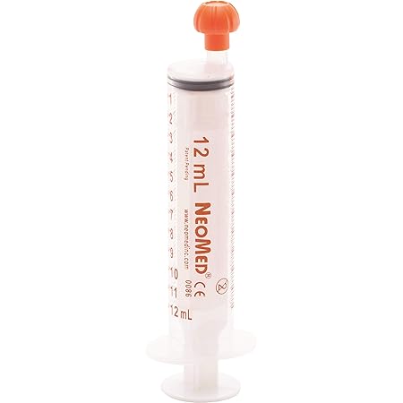 Amazon.com: NeoMed at Home 60mL Bolus Reusable O-Ring Syringe with ...
