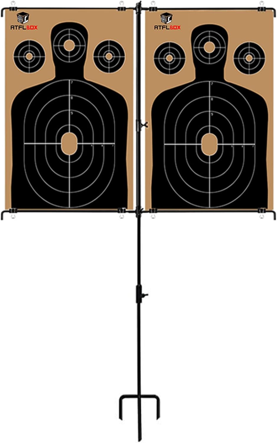 Atflbox Adjustable Shooting Target Stand for Outdoor,Paper Shooting ...