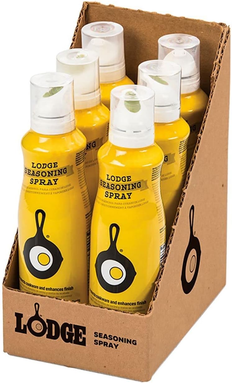 Amazon.com: Lodge A-SPRAY Seasoning Spray, 8-Ounce,Yellow : Grocery ...