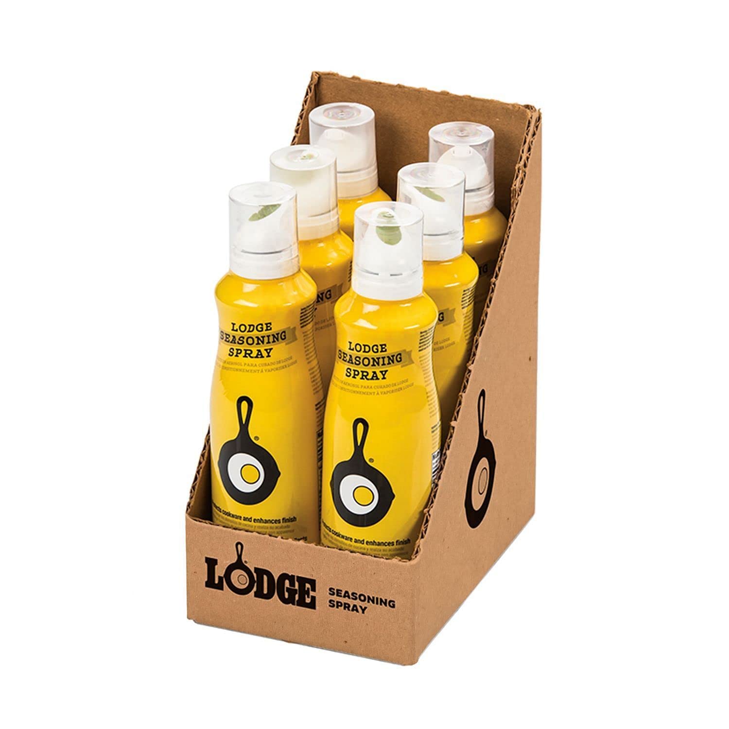 Amazon.com: Lodge A-SPRAY Seasoning Spray, 8-Ounce,Yellow : Grocery ...