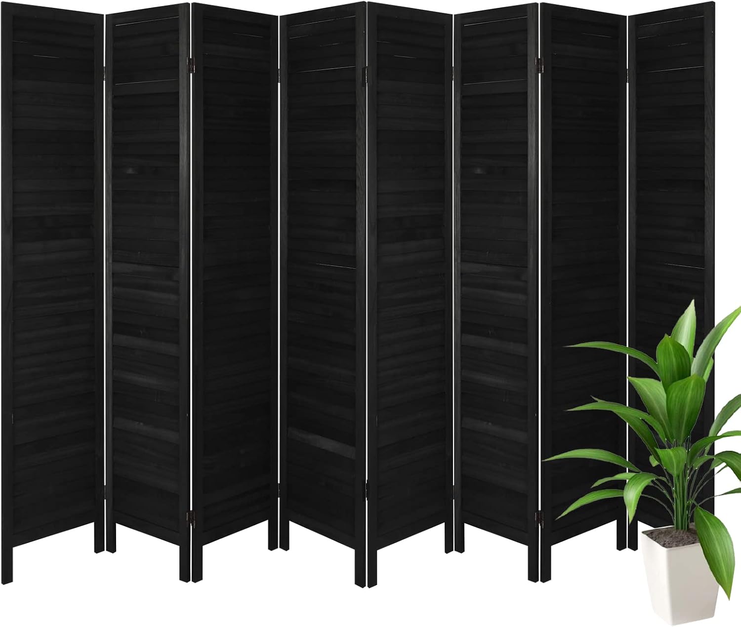 Amazon.com: ECOMEX 8 Panel Room Divider Room Dividers Screen Wood Room ...