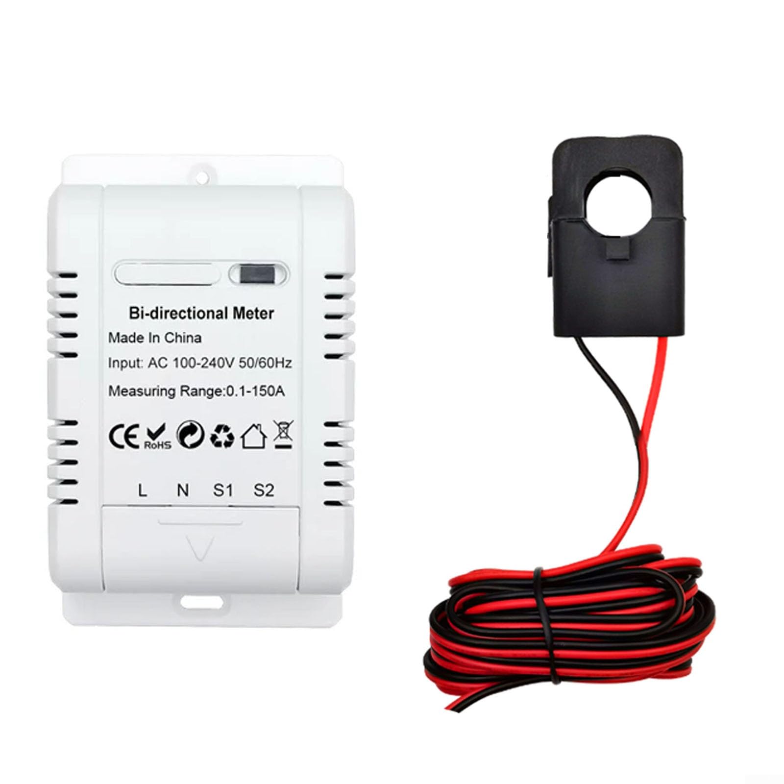 Buy Tuya Smart Energy Meter Tuya Smart Bi Directional Wifi Energy Meter 150a Clamp Current