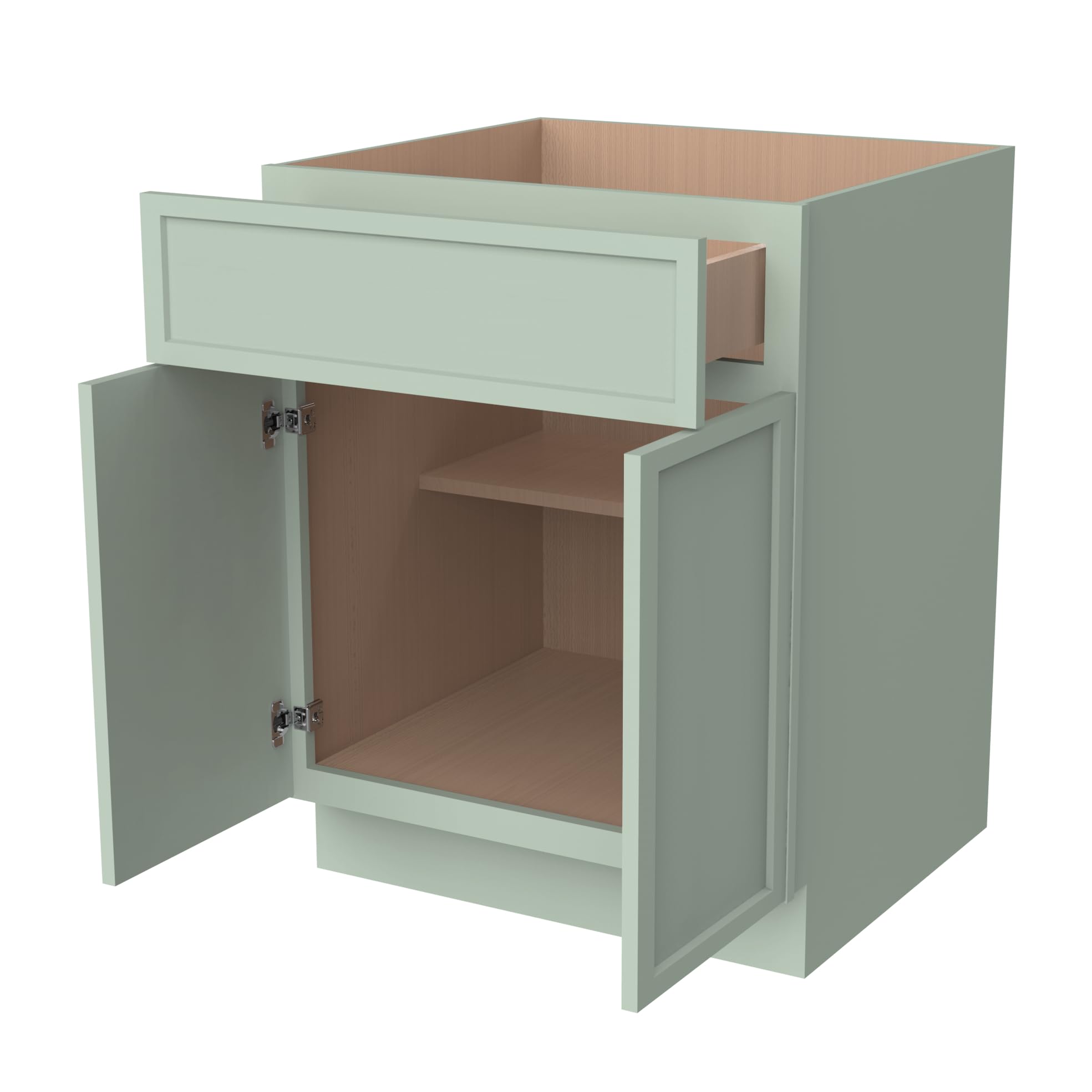 Amazon.com: CozyHommie Newtown Style RTA cabinets Kitchen Solid Wood ...