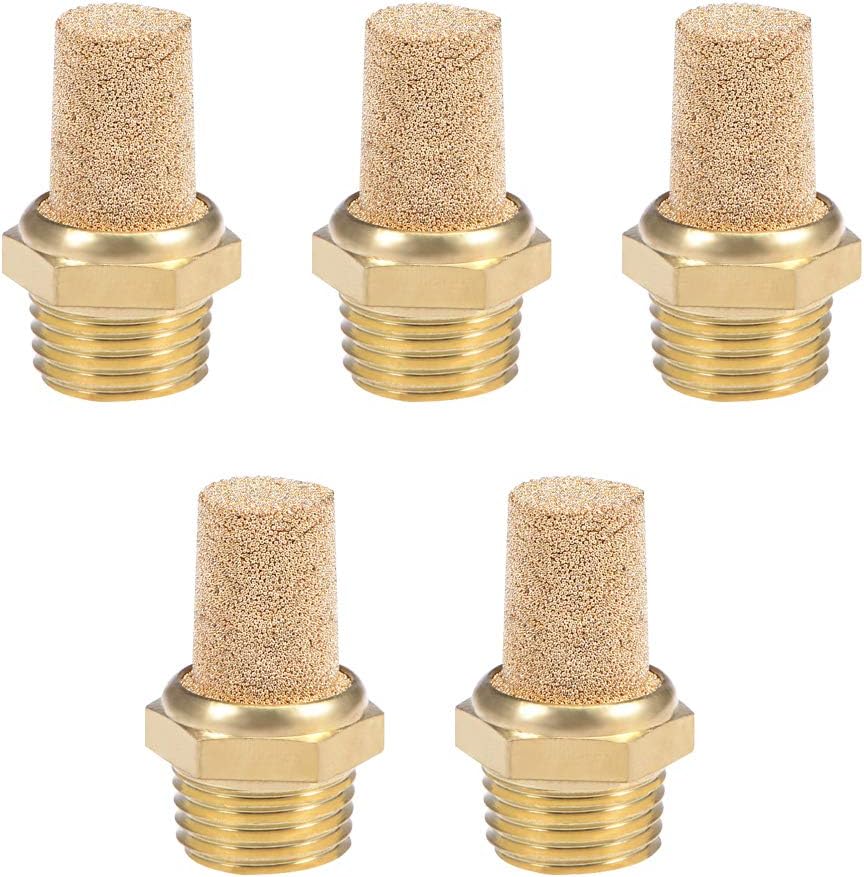 Amazon.com: uxcell Top Adjustable Pneumatic Air Exhaust Silencer ...