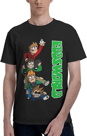 Amazon.com: Anime Eddsworld T Shirt Man's Summer Manga Round Neck T ...