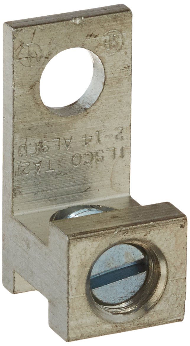 Hoffman AGLK2 Grounding Lug Kit, Steel, Fits #2-14 Wire: Electronic ...