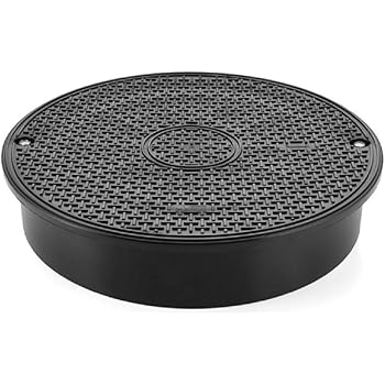 Schachtabdeckung rund für Kanalschachtrohr Innendurchmesser 400mm aus ...