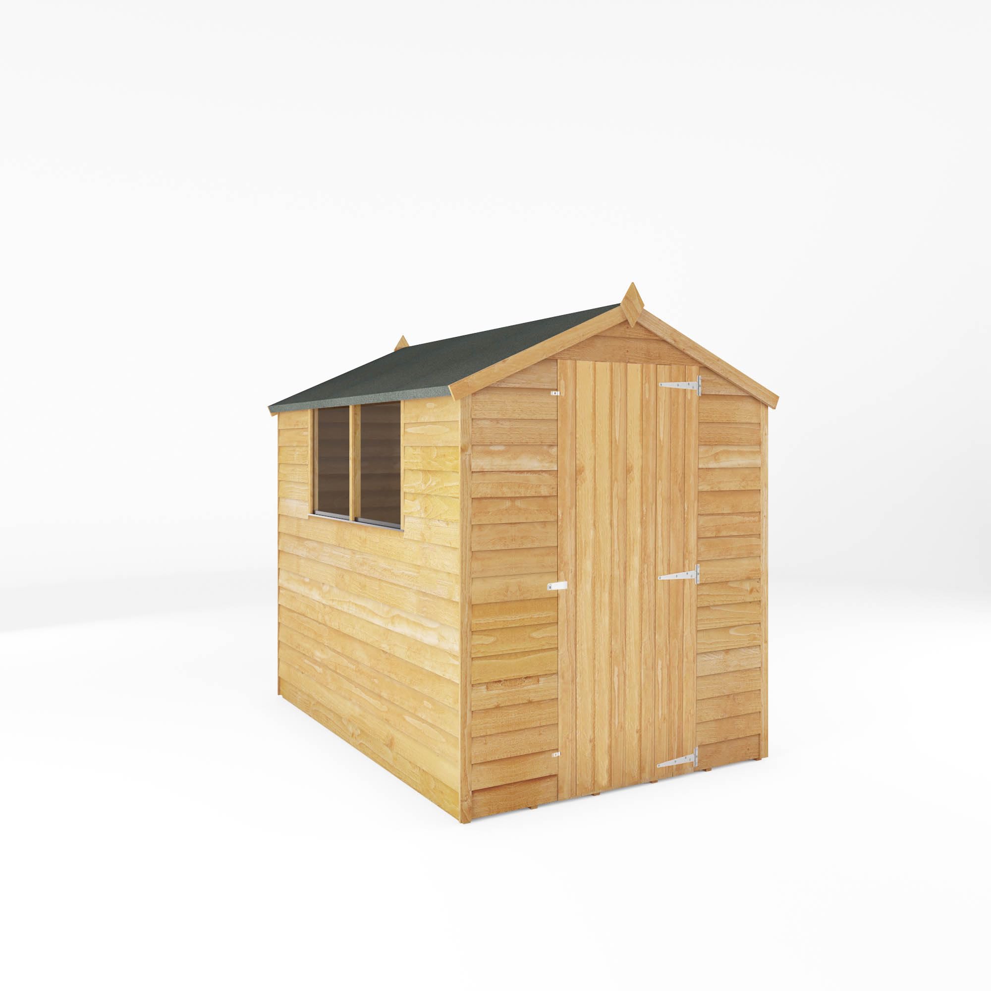 Buy WALTONS 7 x 5 Overlap Storage Shed | Apex Roof | 7mm Overlap ...