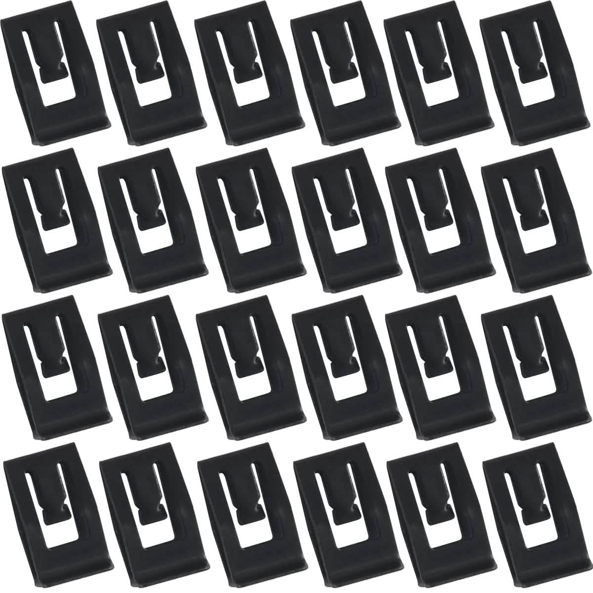 NSBELL 50PCS Dashboard Trim Clips, Car Front Console Retainer, Metal ...