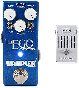 Amazon.com: Wampler Mini Ego Guitar Compressor & MXR Six Band Guitar EQ ...