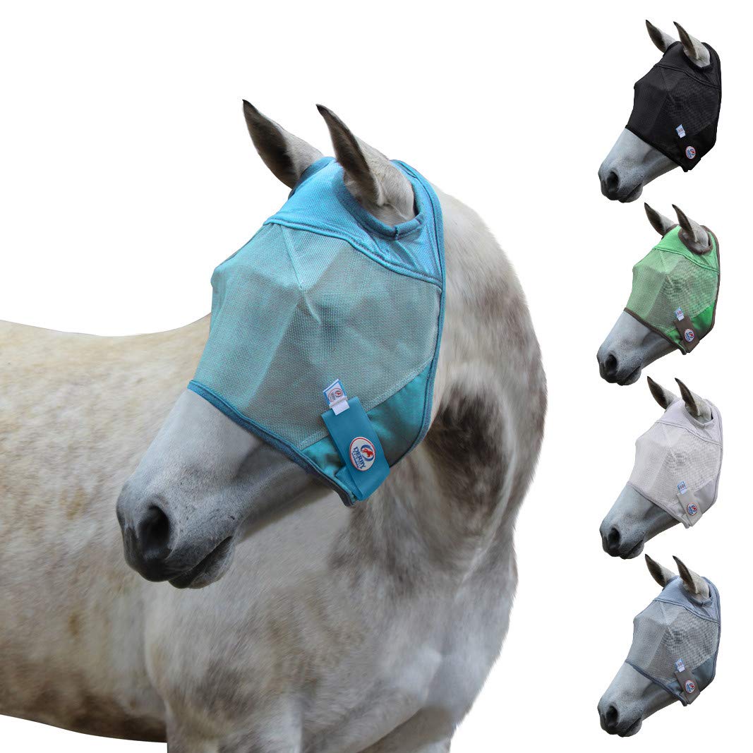 Derby Originals Reflective Mesh Fly Mask with 1 Year Warranty No Ears ...