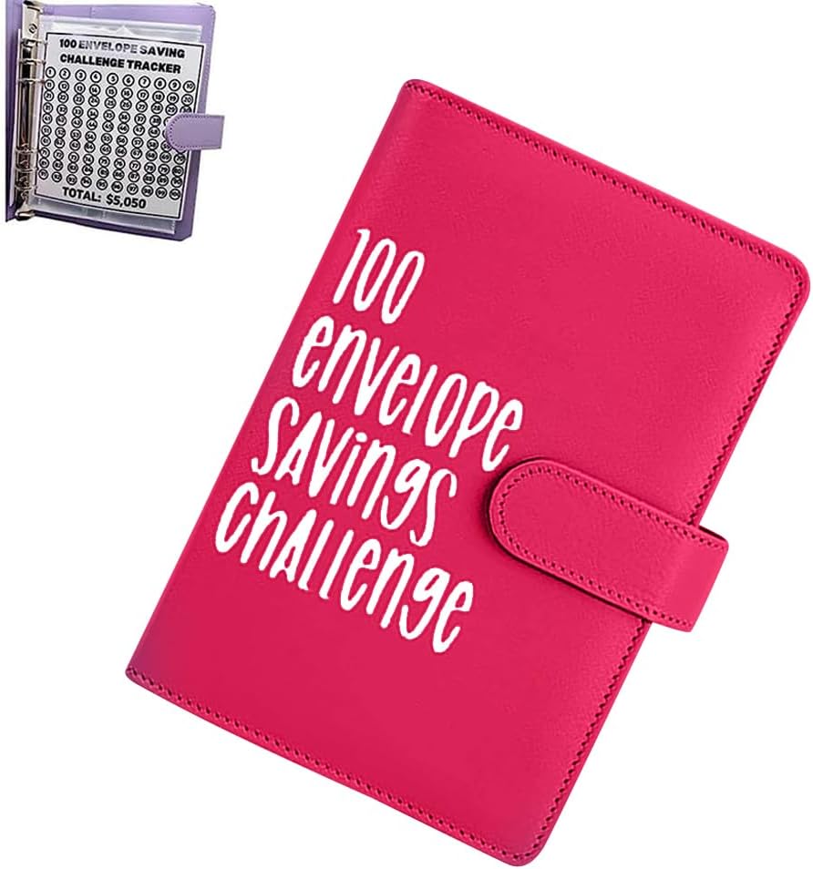 LUXTE 100 Envelope Challenge Binder, 100 Envelopes Saving Challenge ...
