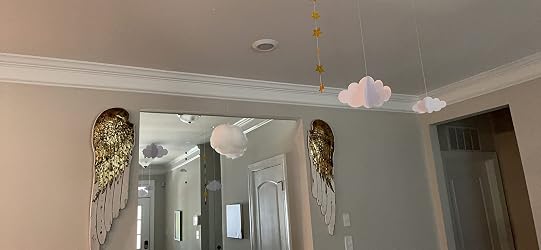 Amazon.com: 18pcs 3D Cloud Decorations Hanging Clouds for Ceiling ...