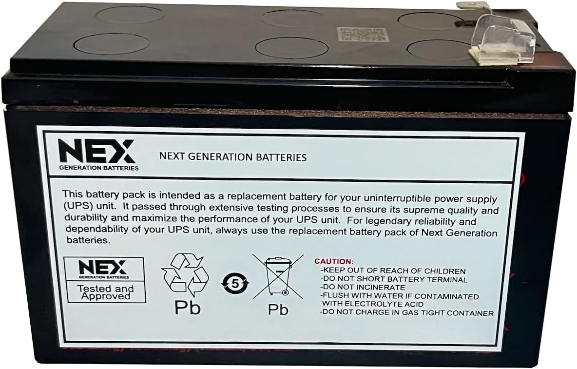 Amazon.com: APCRBC110, UPS Battery Replacement RBC110 Compatible with ...