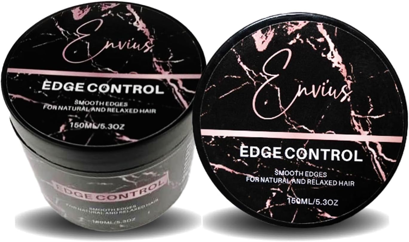 Amazon.com : BASK & LATHER Strong Hold Edge Control Gel with Castor Oil ...